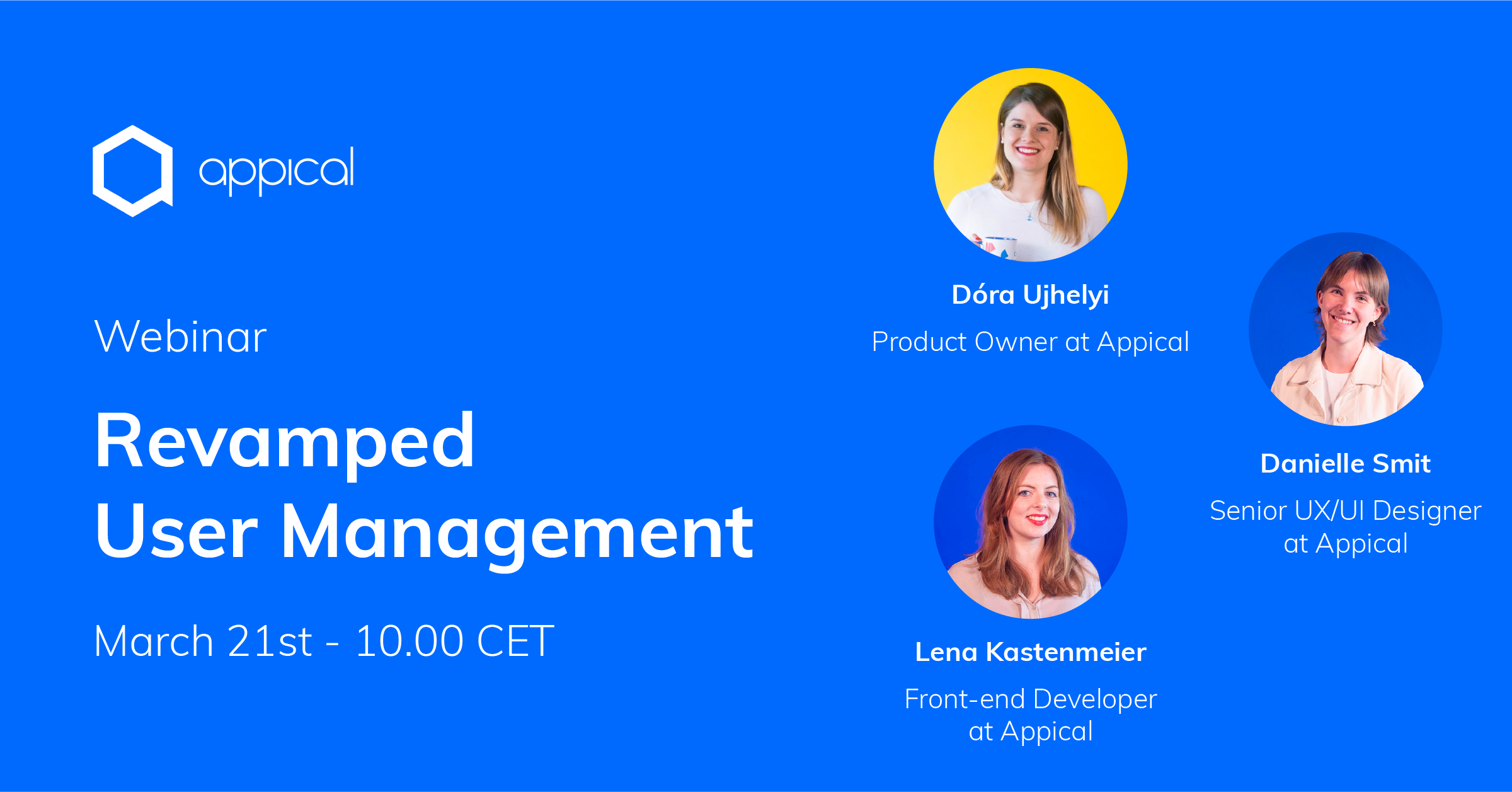 Webinar - User Management - March 2024